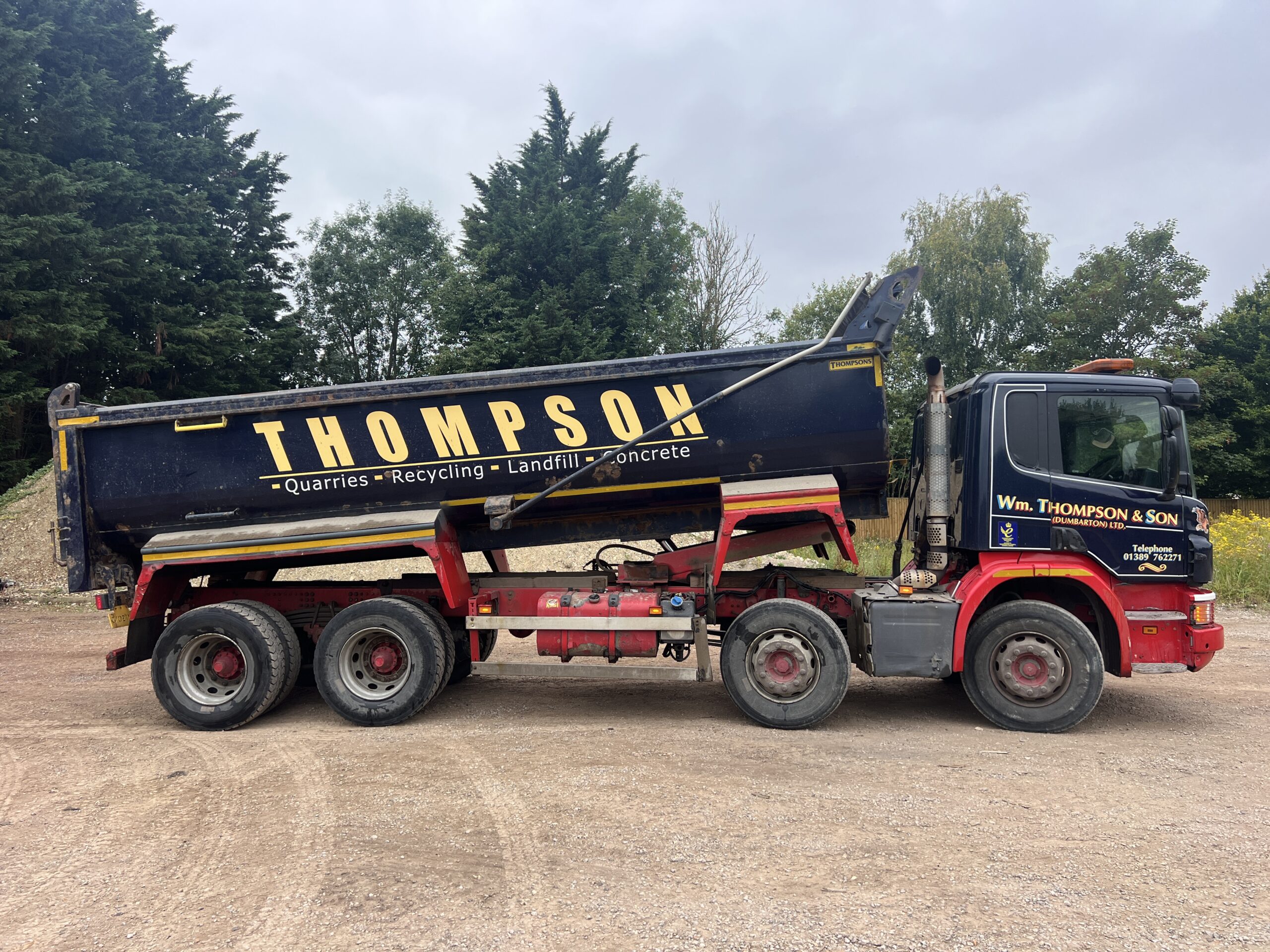 SCANIA P410 8X4 TIPPER - J Hawes LTD